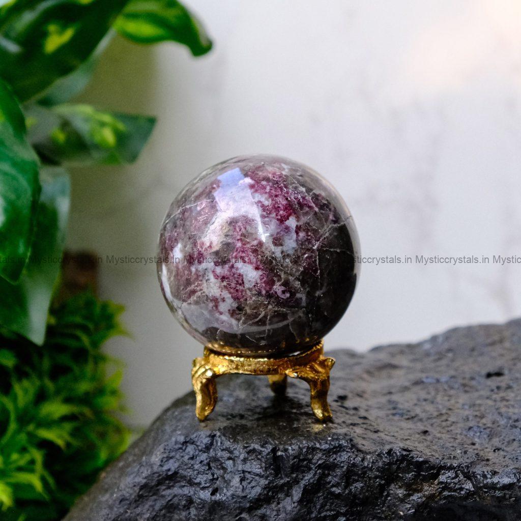 Ruby Matrix Sphere/Ball - Mystic Crystals